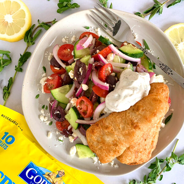 Fish Fillet Greek Salad Recipe | Gorton's Seafood