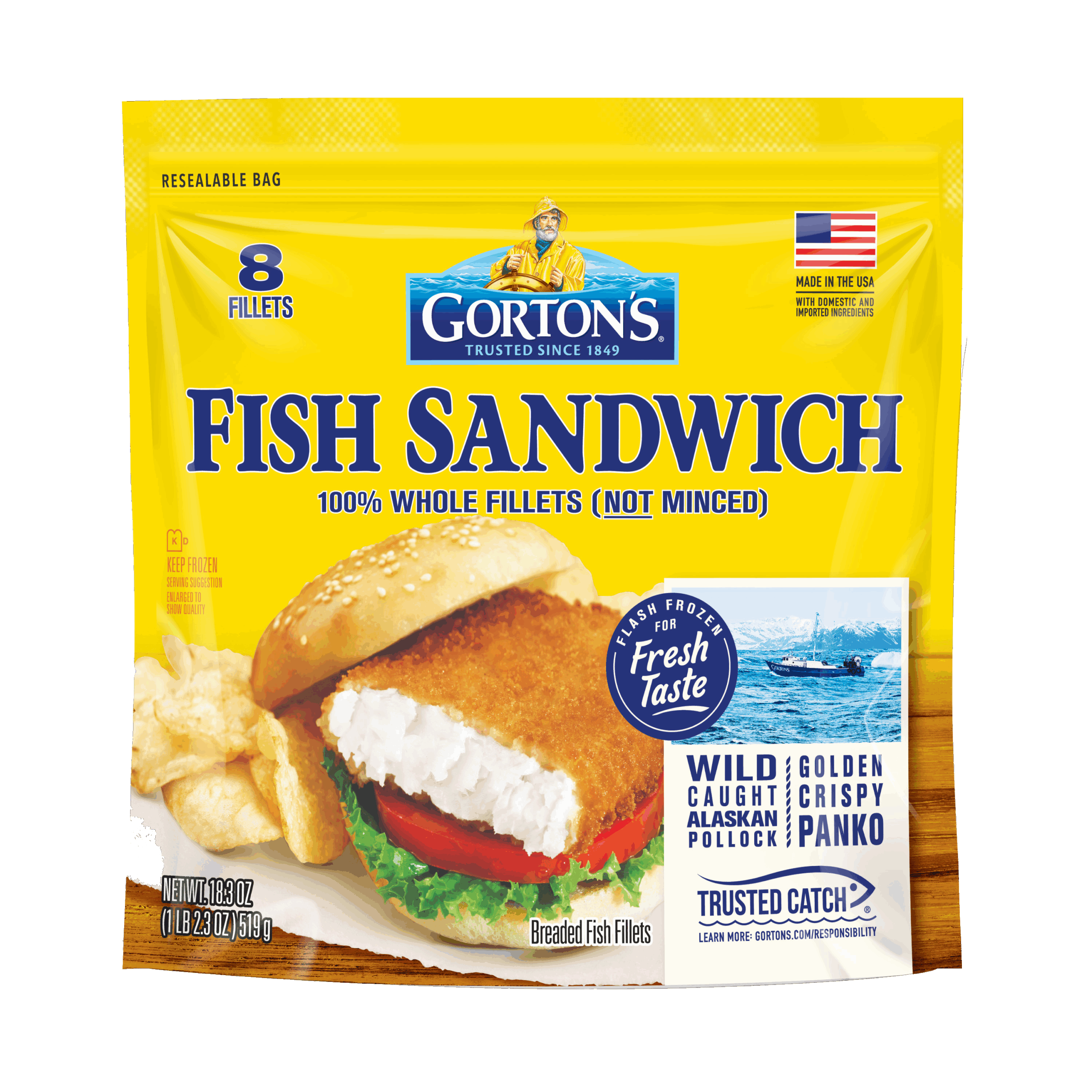 Fish Sandwich Fillets | Gorton's Seafood