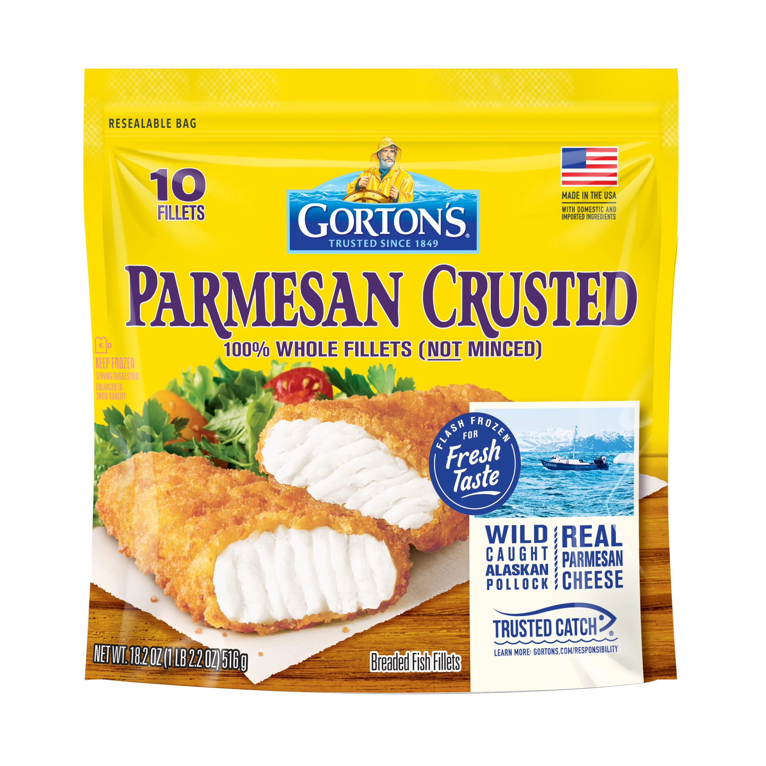 Parmesan Crusted Fish Fillets | Gorton's Seafood