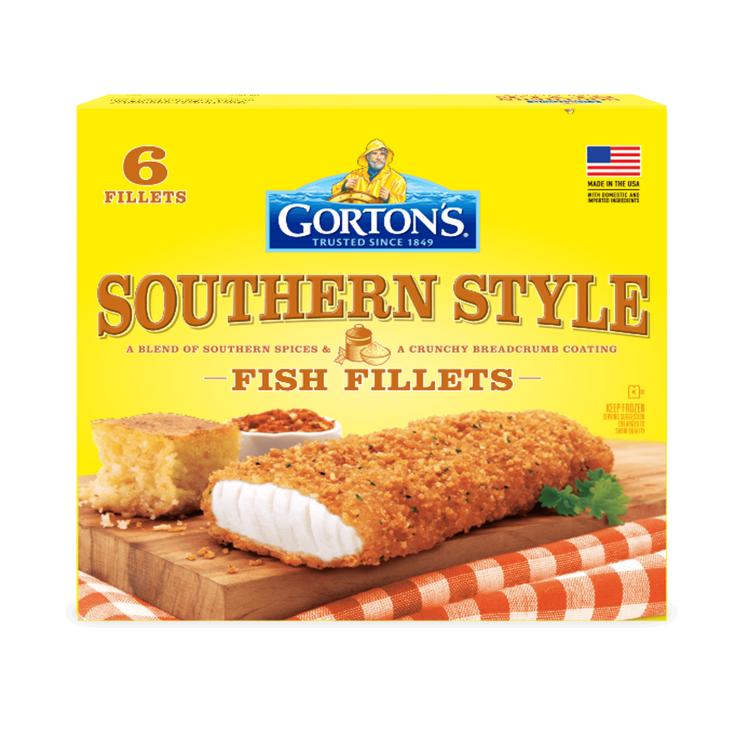 Southern-Style Artisan Pollock Fillets | Gorton's Seafood