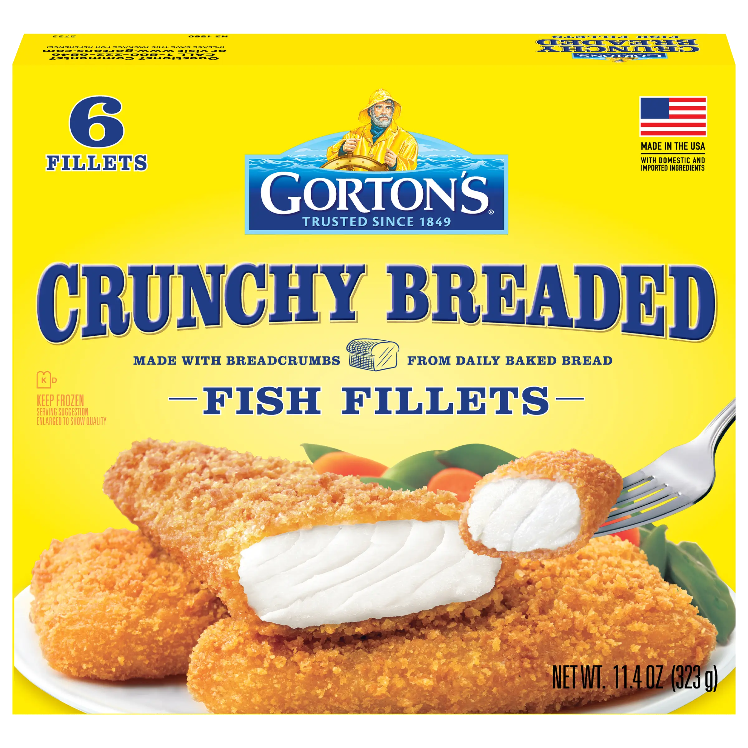Crunchy Breaded Fish Fillets | Gorton's Seafood