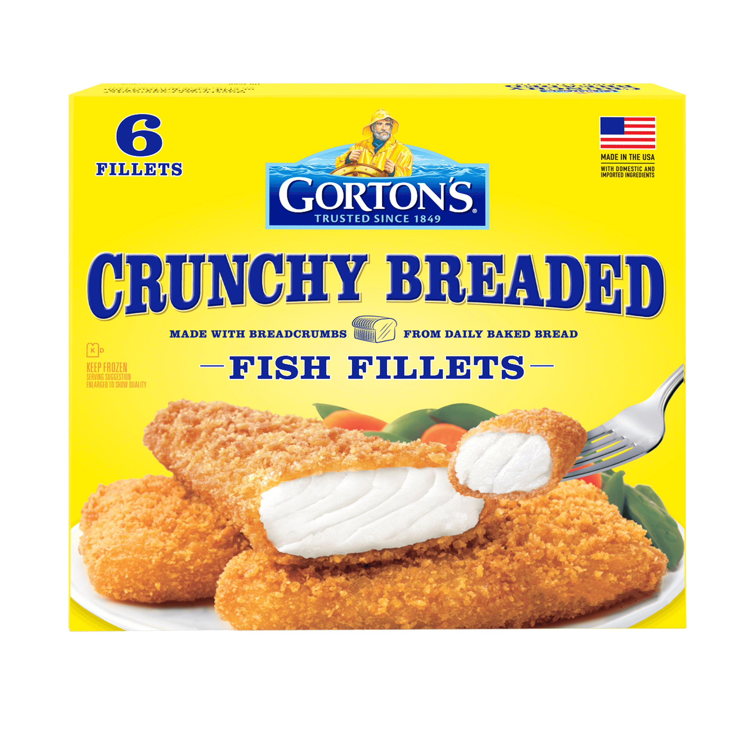 Crunchy Breaded Fish Fillets | Gorton's Seafood