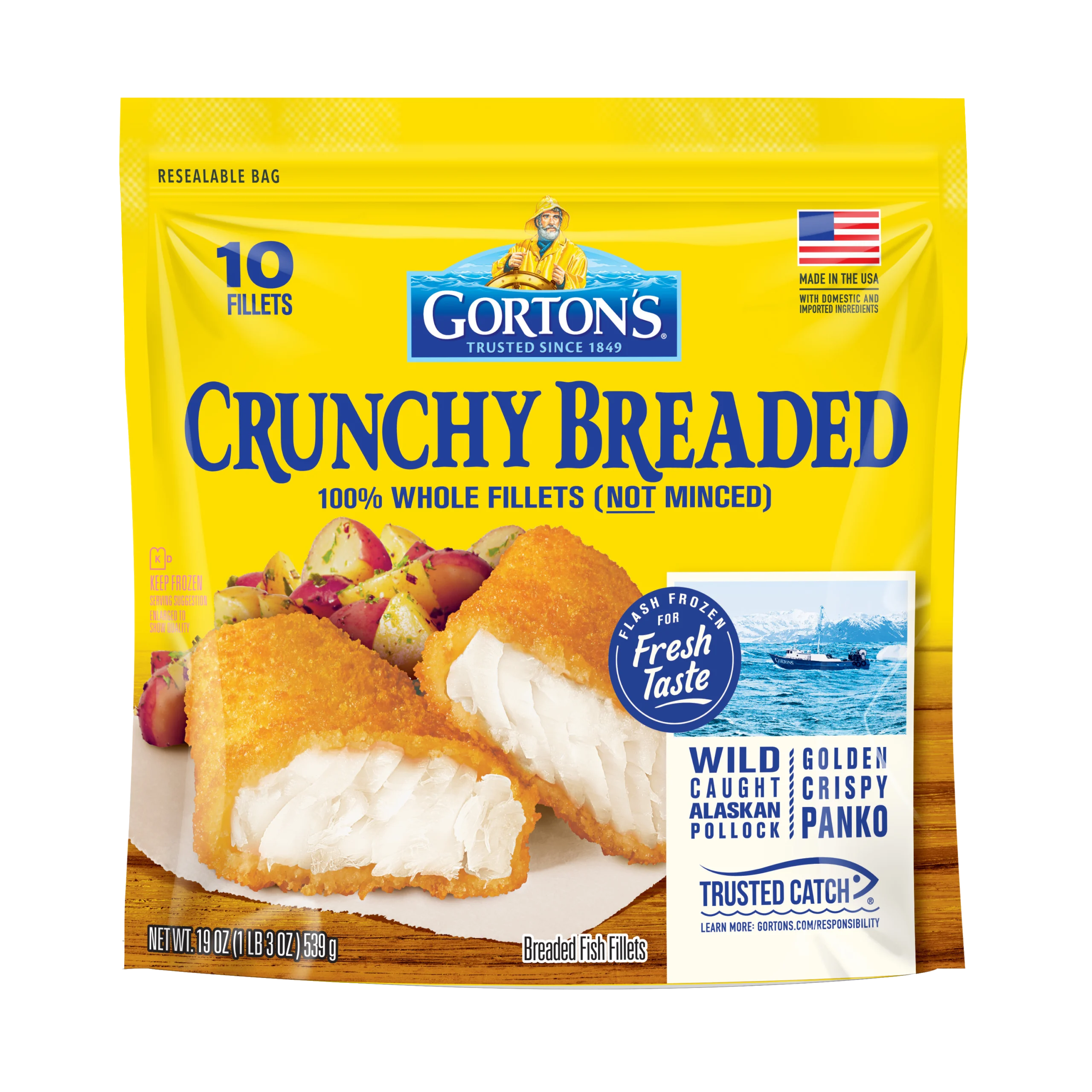 Crunchy Breaded Fish Fillets | Gorton's Seafood