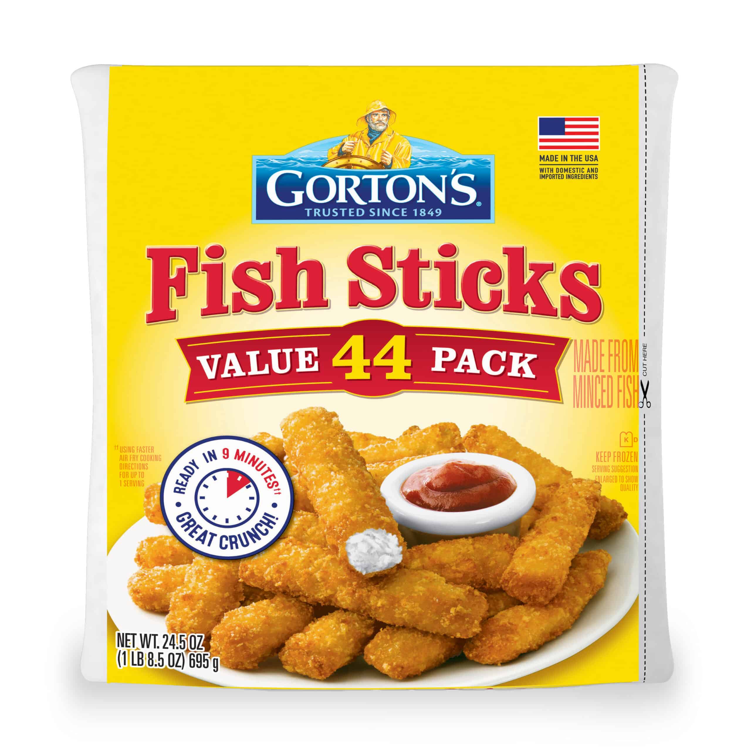 Value Pack Fish Sticks (44 ct.) - Gorton's Seafood